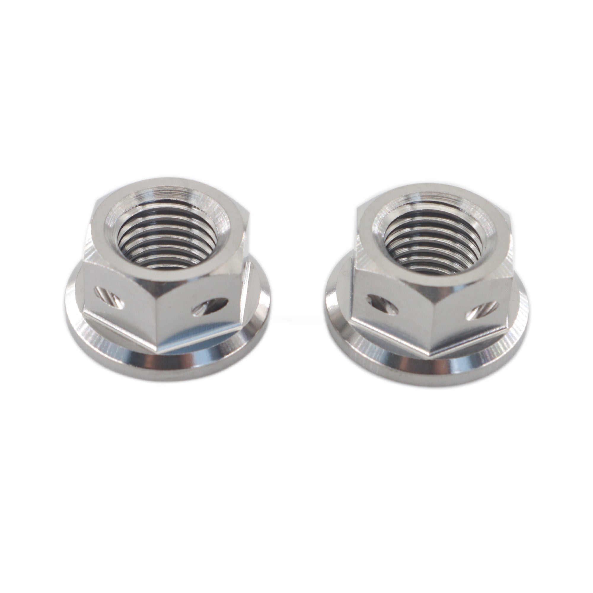 Gr5 Titanium Alloy Flange Hex Tangentially Drilled Nut – Spec-Ti ...