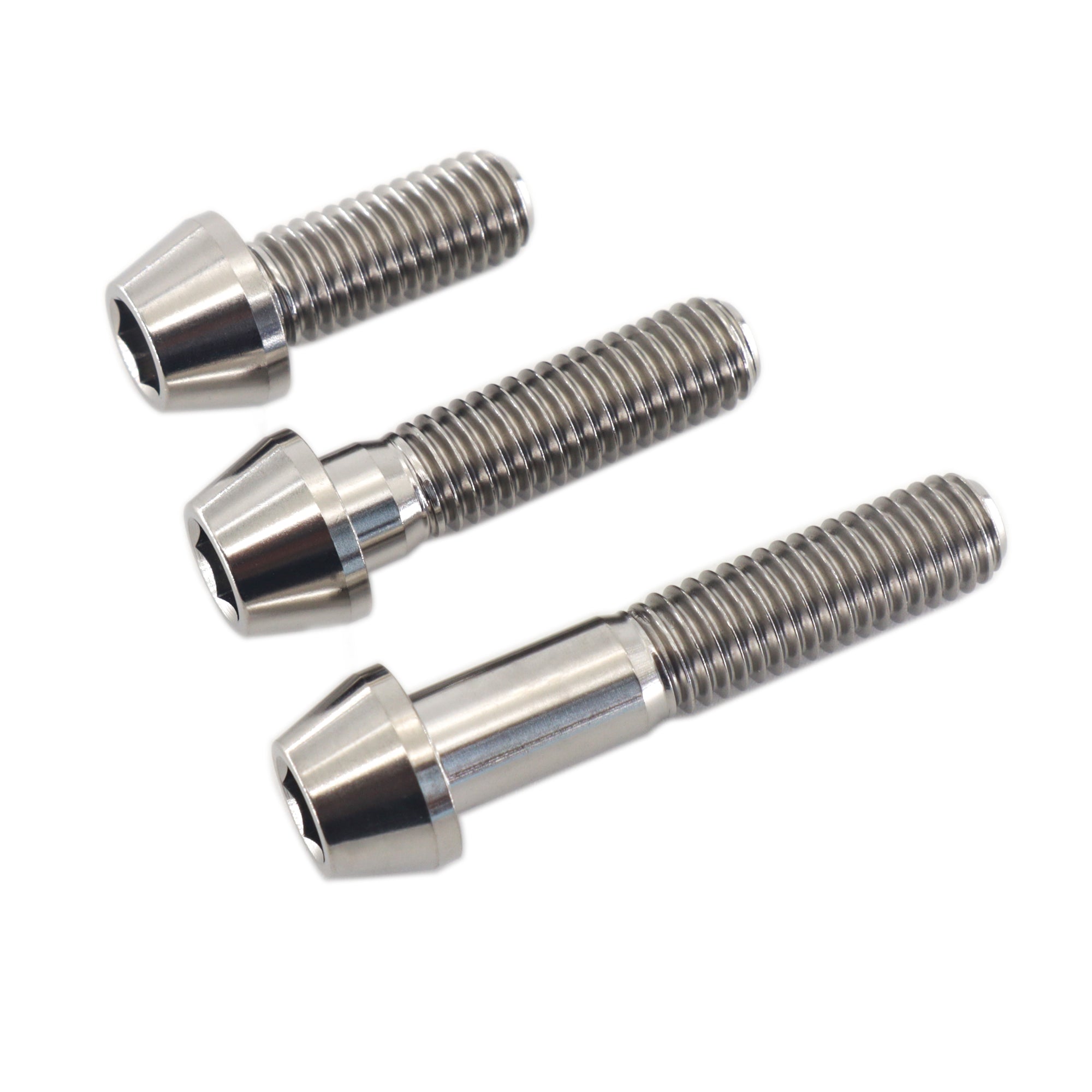 Titanium Gr5 Socket Taper Head Bolts M2.5-M12 Available – Spec-Ti ...